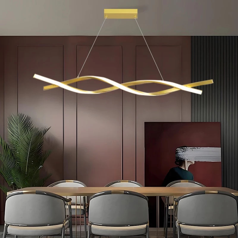 Modern Tricolor Ceiling Light Bar Counter Lamp Dining Lamp Modern ...