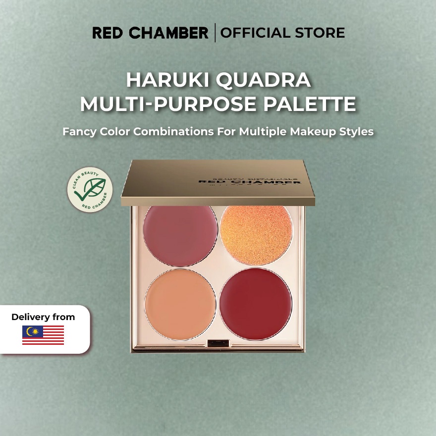 RED CHAMBER HARUKI Quadra Multi-Purpose Palette RC 朱栈四色多用眼影盘 | Shopee ...