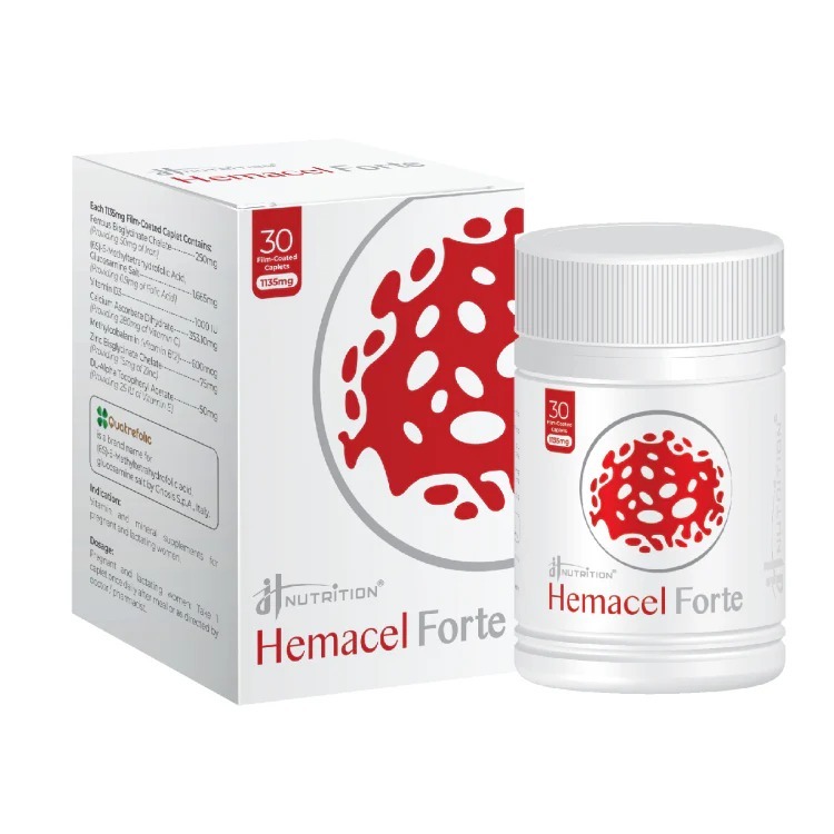 JH NUTRITION Hemacel FORTE (NEW PACKING) 1200mg Tab 30's - improve ...