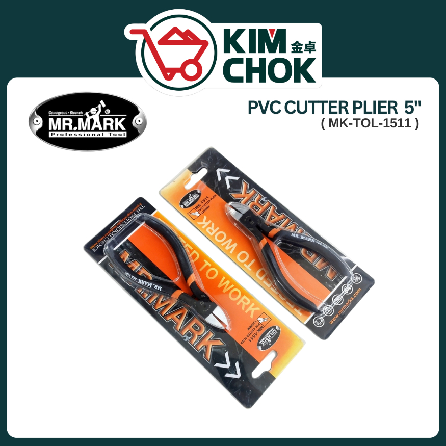 MR.MARK 5 Inch PVC Cutter Plier ( MK-TOL-1511 ) Heavy Duty Cutting Tool Chrome Vanadium Steel ...