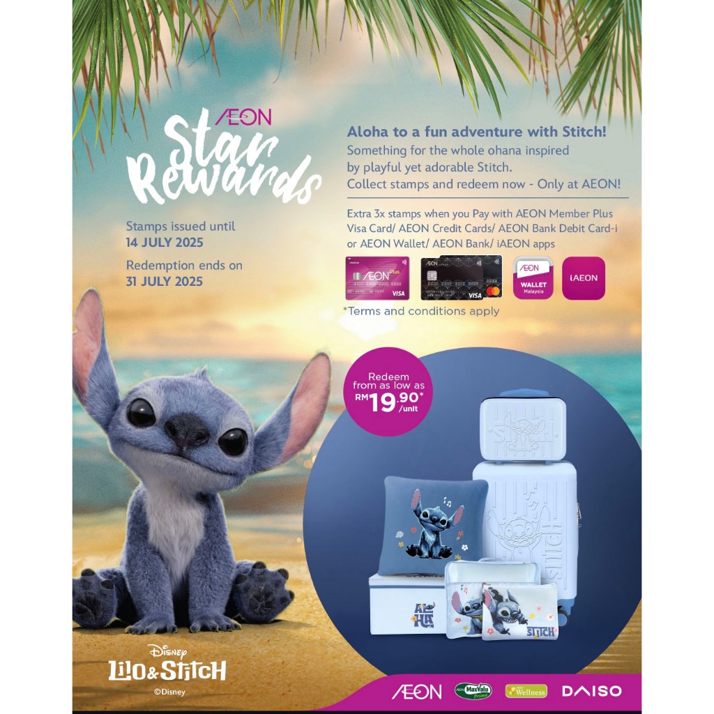 AEON Stamp Reward Booklet 2025 c/w Stickers 15/20pcs to redeem Disney ...