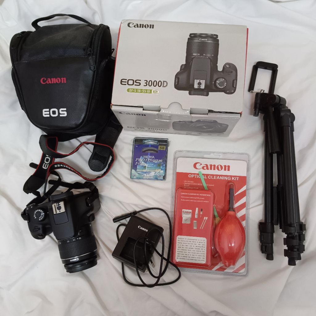 Used Original Authentic Canon Camera EOS 3000D With Warranty | Shopee ...