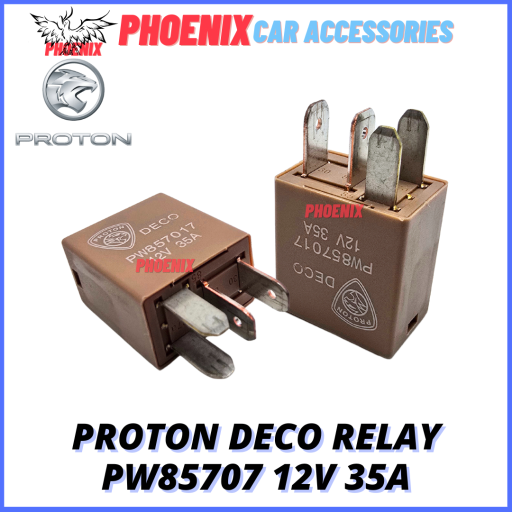 PROTON ORIGINAL 12V 35A 4-Pin DECO FAN MICRO HC RELAY (PW857017) | SAGA ...