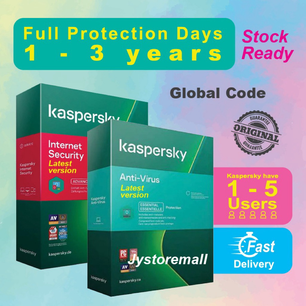 [1 user] Kaspersky Internet Security / Kaspersky Antivirus ORIGINAL for ...