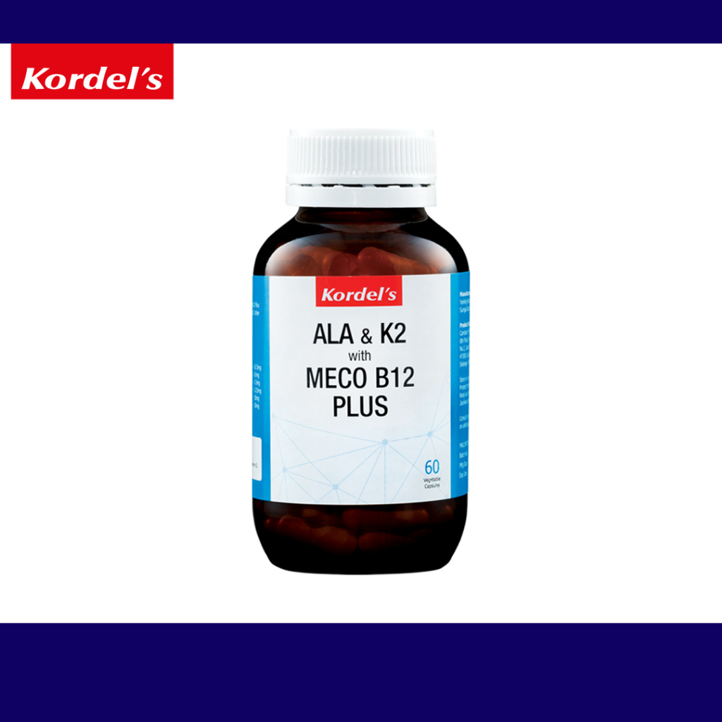 Kordel's ALA & K2 With Meco B12 Plus For Diabetic, Nerve Pain, Numbness ...