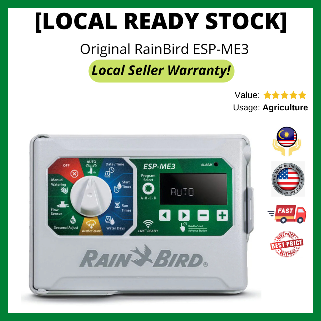 [ORIGINAL] Rain Bird Irrigation Timer Controller - ESP-ME3 Series ...