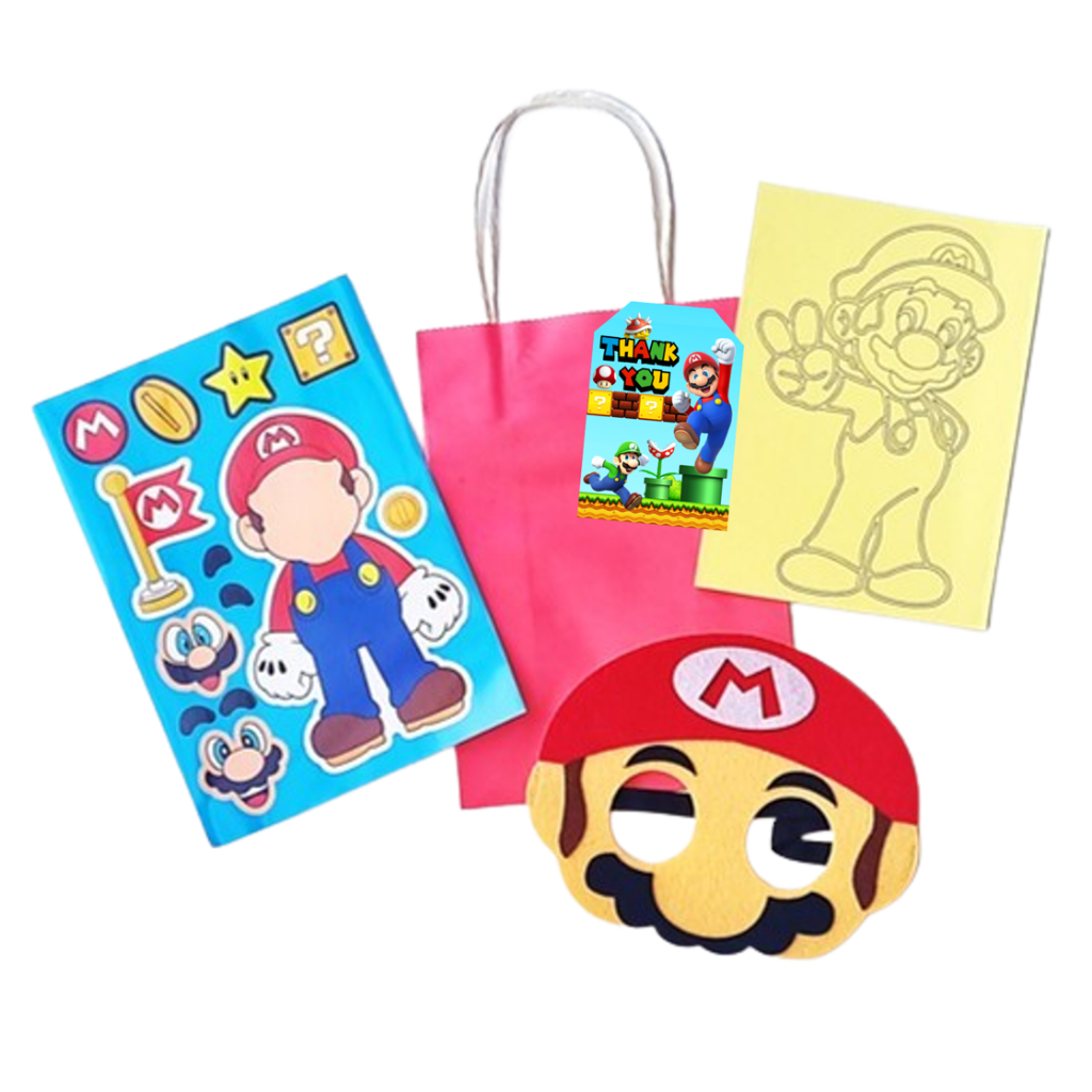 Super Mario Party Pack | Cartoon Goodie Bag | Party Favor | Shopee Malaysia