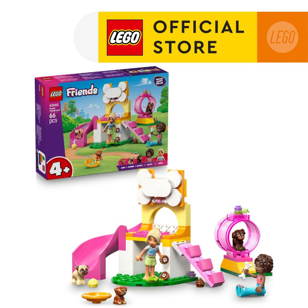 LEGO Friends 42665 Puppy Playground (66 Pieces) | Shopee Malaysia