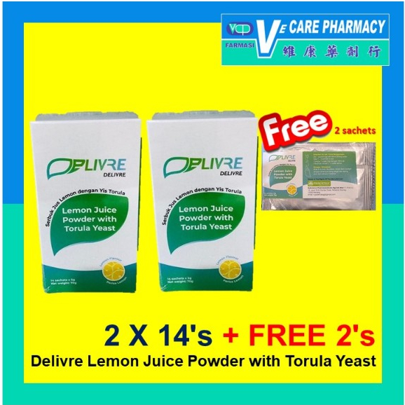 [Exp: 10/2027] Nuscience Delivre Lemon Juice Powder With Torula Yeast ...