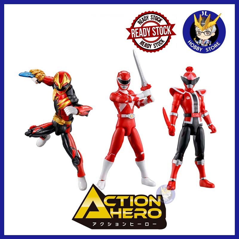[READY STOCK] BANDAI ACTION HERO Gozyu Wolf Tyranno Ranger Don Momotaro ...