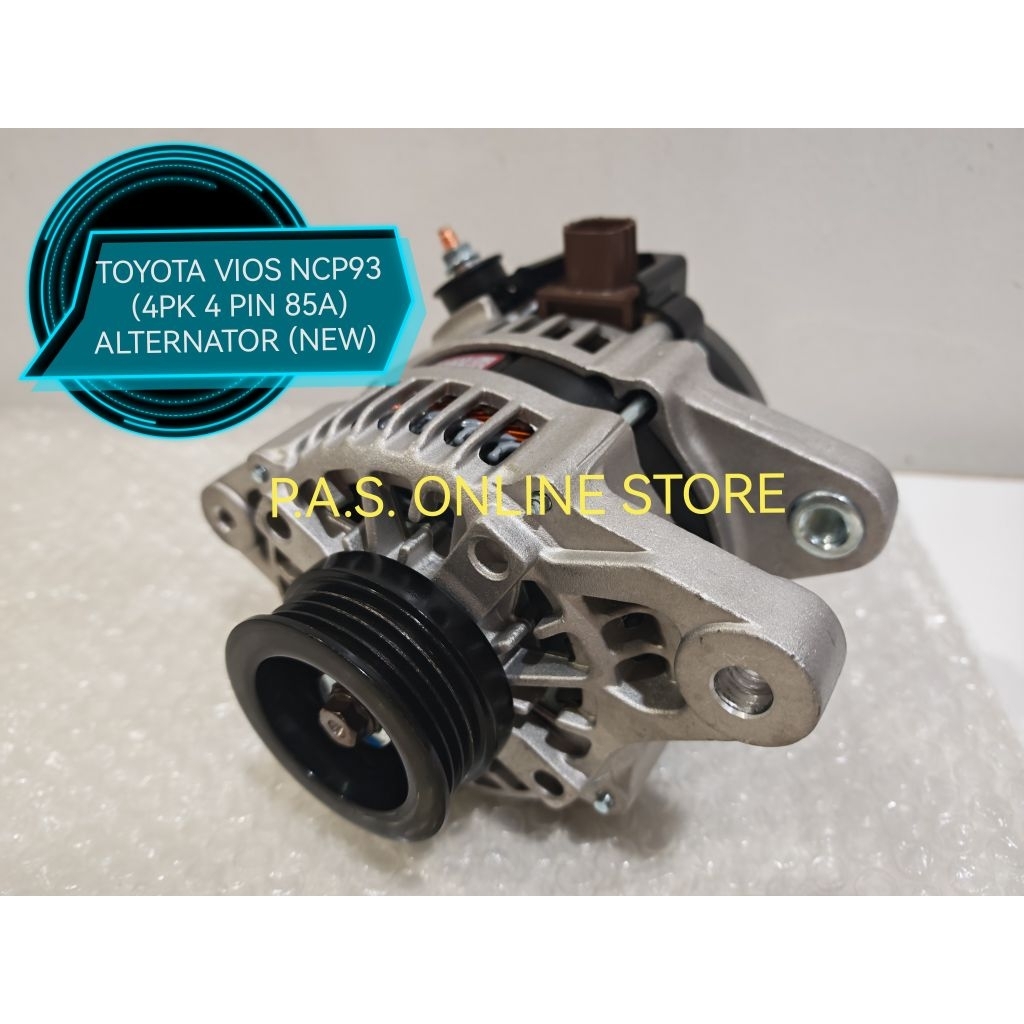 TOYOTA VIOS NCP93 4PK 4PIN 85A OEM ALTERNATOR (NEW) | Shopee Malaysia
