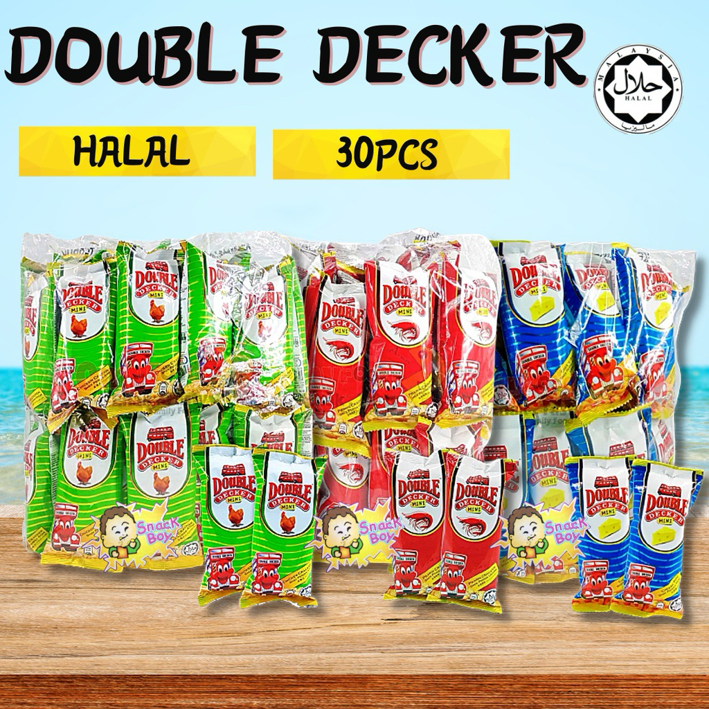 Double Decker snack mini 15g x 30packs | Shopee Malaysia