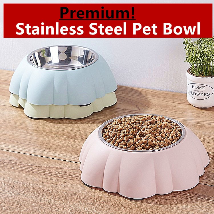 [PREMIUM] 165 Japanese Pastel Color Quality Shell Shape Pet Bowl Feeder ...