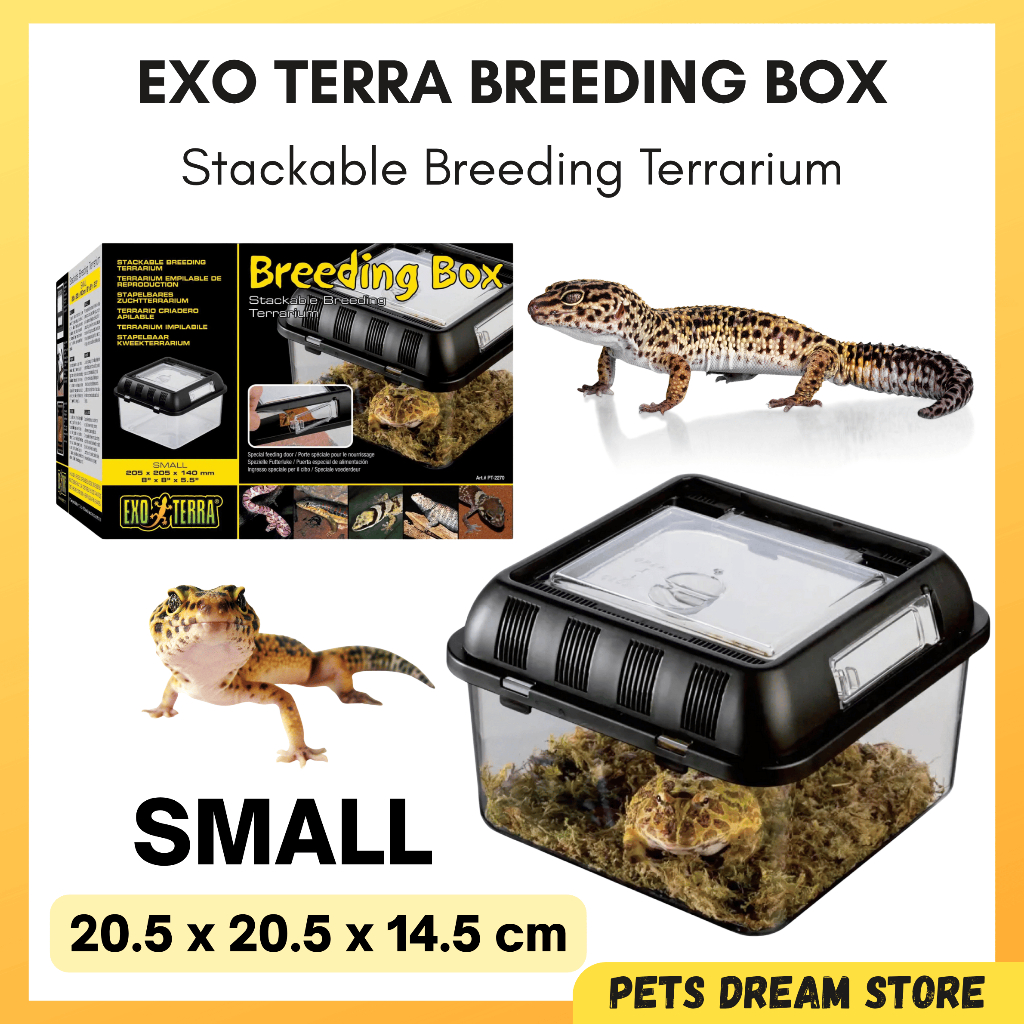 Exo Terra Reptile Breeding Box Small Transport Box Quarantine Box ...