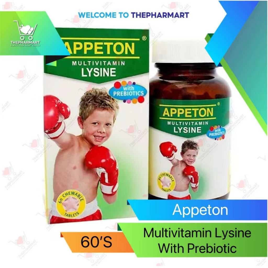 Appeton Multivitamin Lysine with Prebiotics TABLET (60's) | Shopee Malaysia