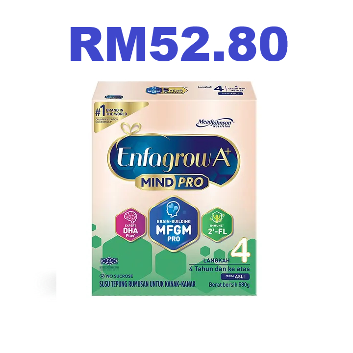 Enfagrow A+ MindPro Step 3 Original 500g EXP 10/2025 (Milk Formula Powder) / Step 5 580g /Step 4 ...