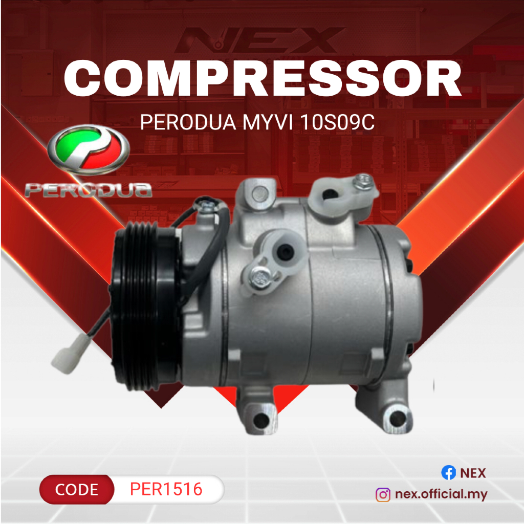 🔥WARRANTY 6 MONTHS🔥 PERODUA MYVI 2005-2011 1.3 OLD MODEL COMPRESSOR NEW ...