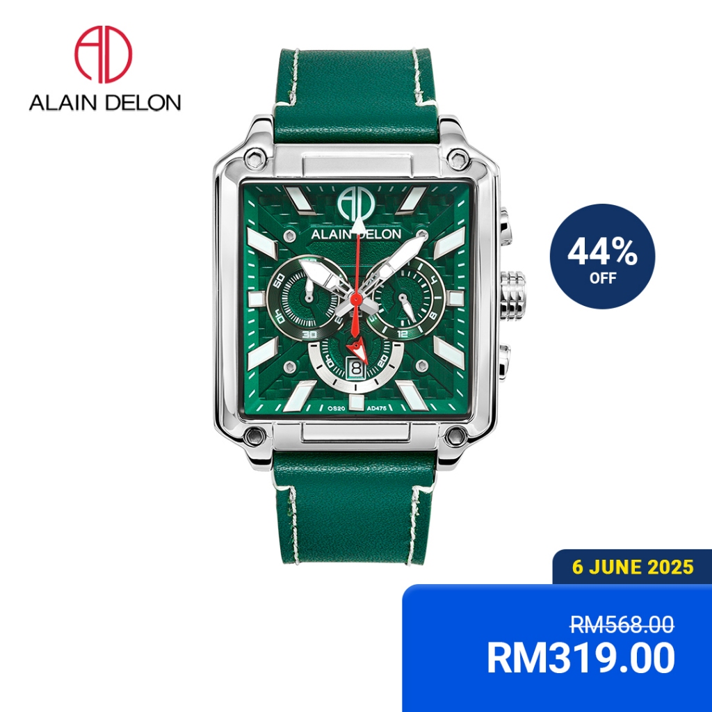Alain Delon Men Watch Chronograph AD475-1392C | Shopee Malaysia