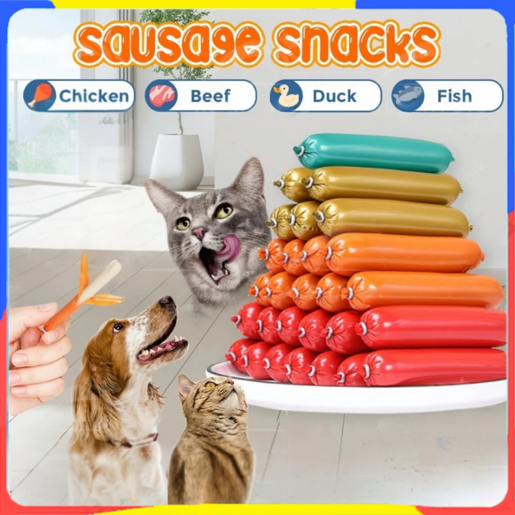 Kucing Murah Halal Cat Sausage Dog Sausage Pet Sausage Dog Hotdog 狗香肠 ...
