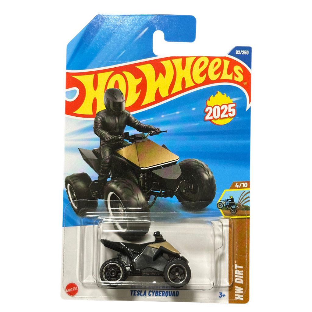 2025 Hot Wheels Tesla Cybersquad ATV ⚡️ (Case L 2025) | Shopee Malaysia