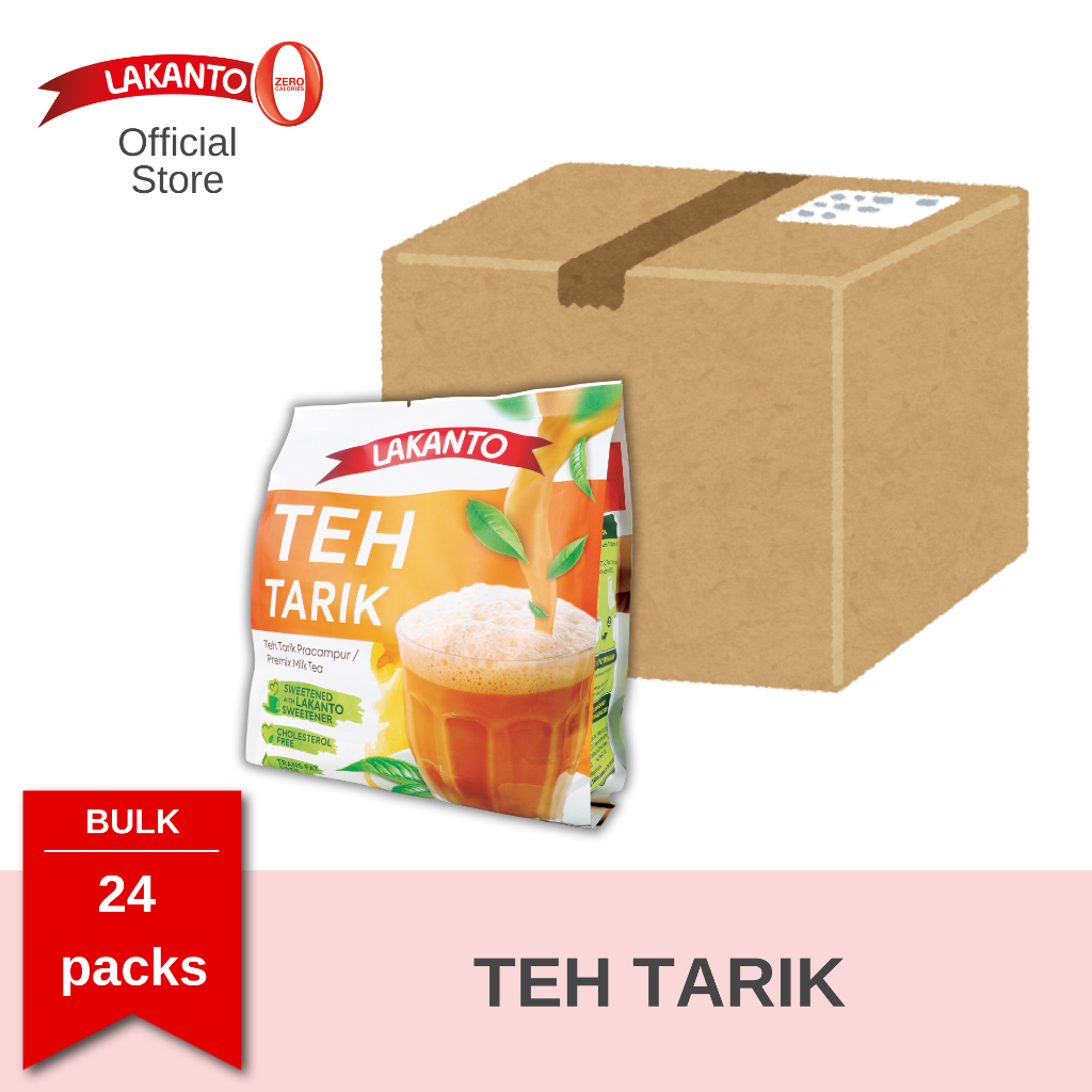 LAKANTO Teh Tarik (35g x 12 Sachets x 24 packs) [ONE CARTON] | Shopee ...
