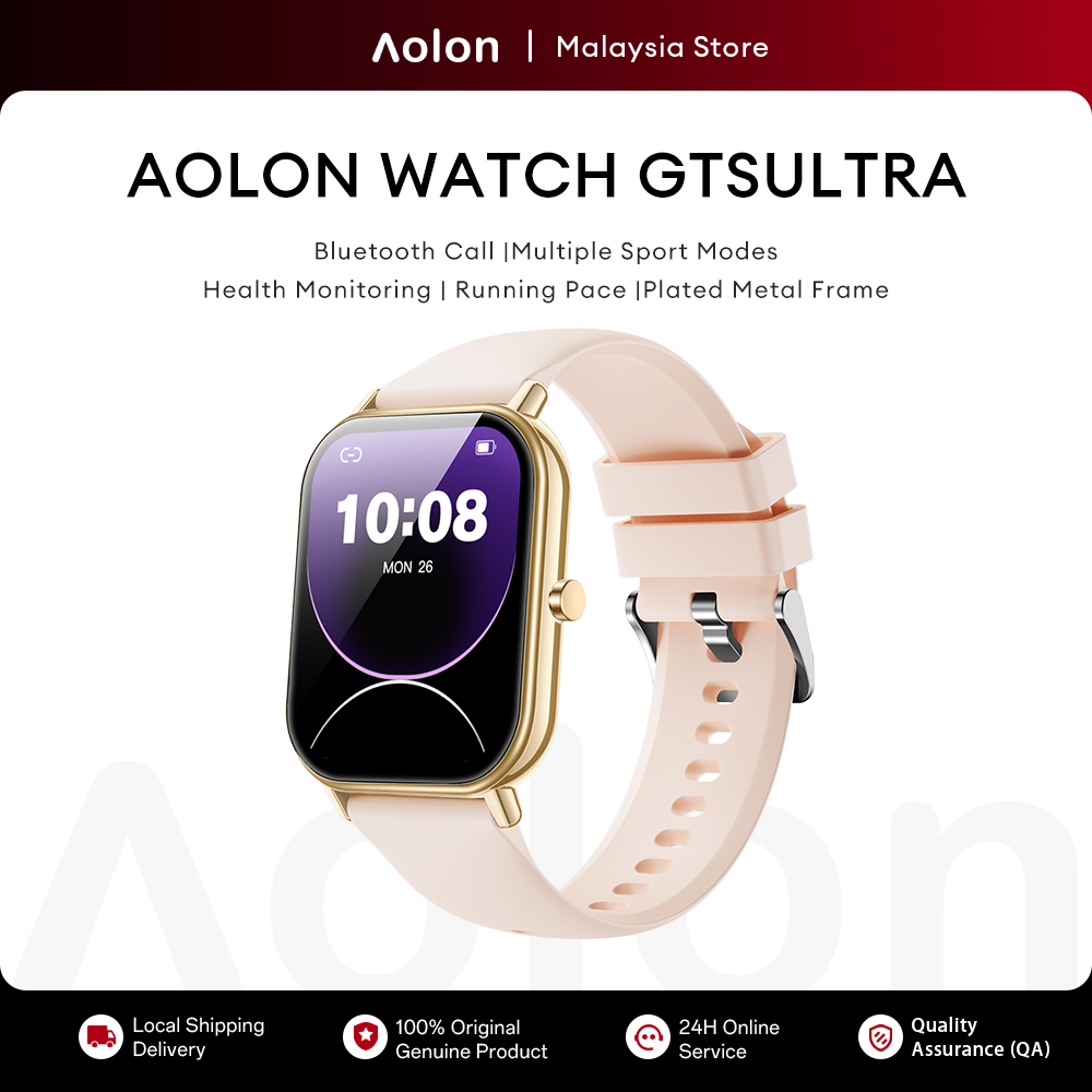 Aolon GTS Ultra Smart Watch 41mm Heart Rate|Blood Oxygen|Sleep monitor ...