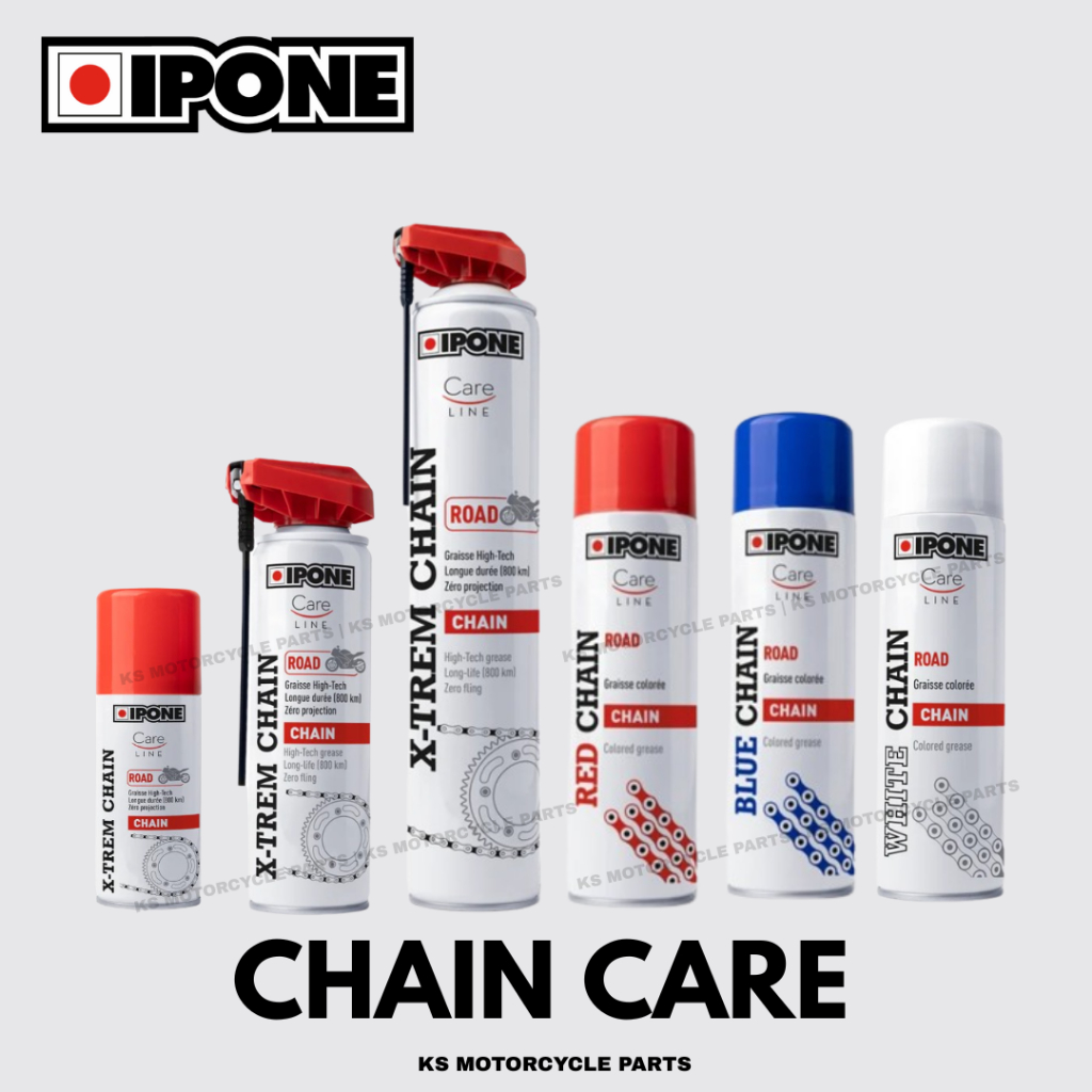 IPONE Chain Lube Care X-TREM CHAIN/RED CHAIN/BLUE CHAIN/WHITE CHAIN ...