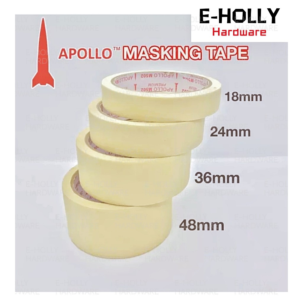 EHOLLY APOLLO Premium 18Yard /16Meter M502 High Temperature Masking ...
