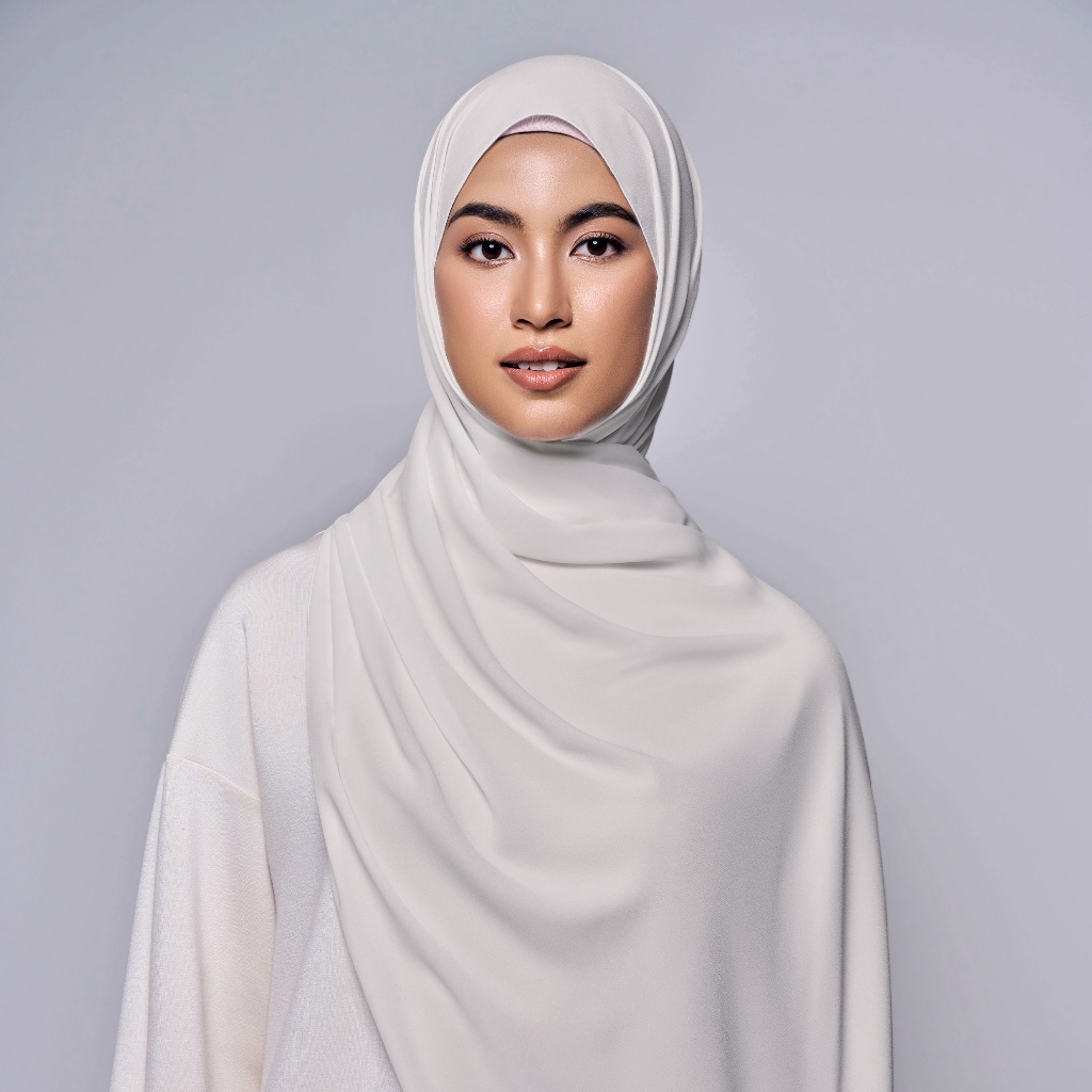 ALHUMAIRA BASIC PREMIUM | Plain Shawl | Korean Chiffon | Bidang besar 70 x 188 cm | Shopee Malaysia