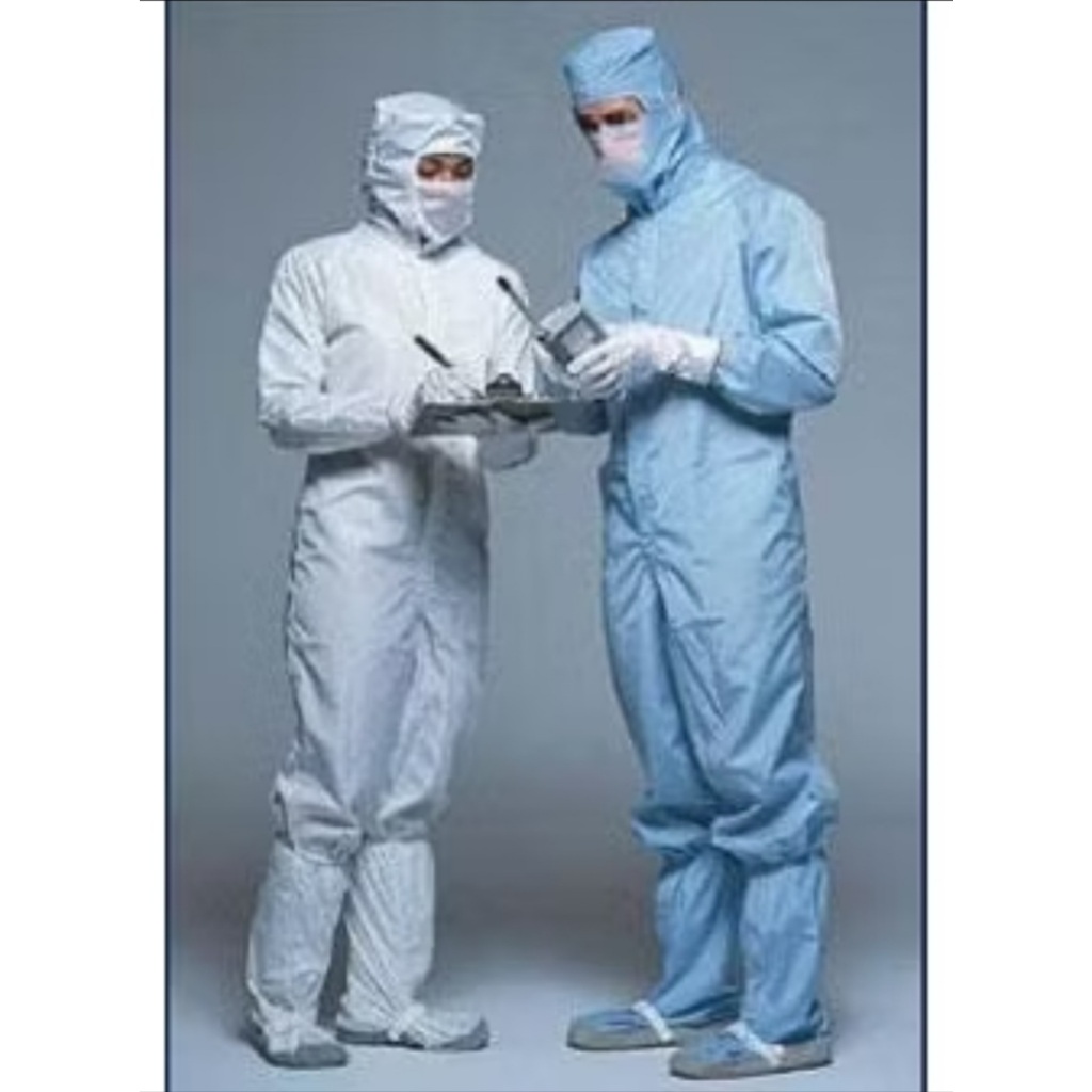 Esd Cleanroom Jumpsuit come with Hood Unisex Unisex production Wear/Esd ...