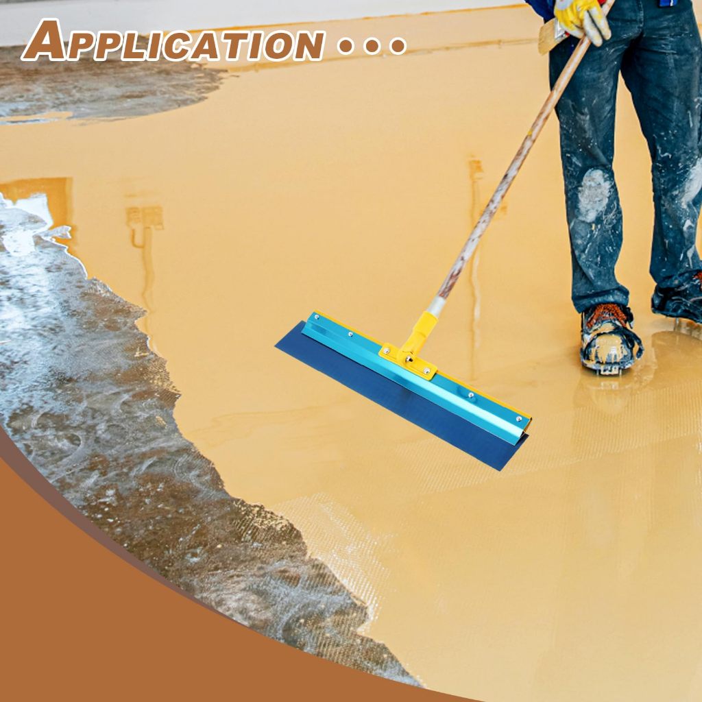 56cm Stainless Steel Tooth Rake Self-leveling Scraper Epoxy Floor Paint ...