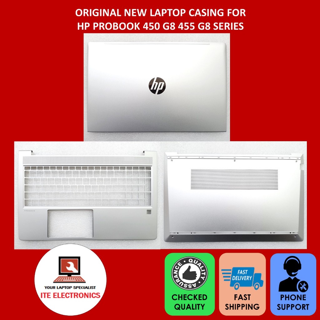 ORIGINAL NEW HP PROBOOK 450 G8 455 G8 SERIES LCD FRONT CASING A/SCREEN ...