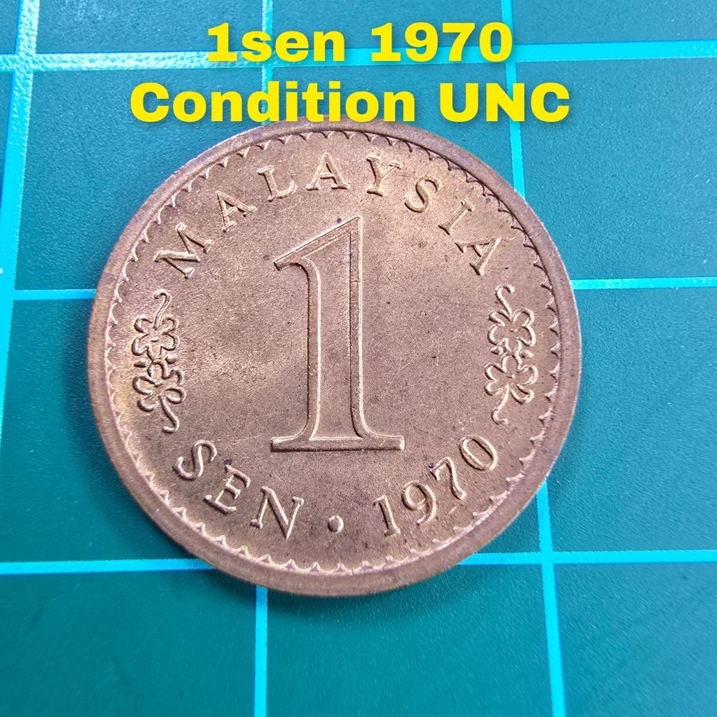 (B95) duit syiling 1sen duit syiling lama duit Malaysia lama duit ...
