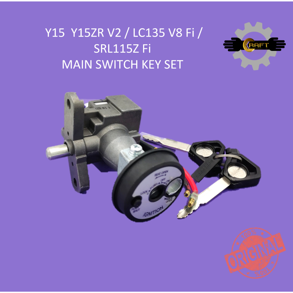 YAMAHA Y15ZR Y15 V1 V2 / LC135 V8 Fi / LAGENDA SRL115 Fi MAIN SWITCH ...