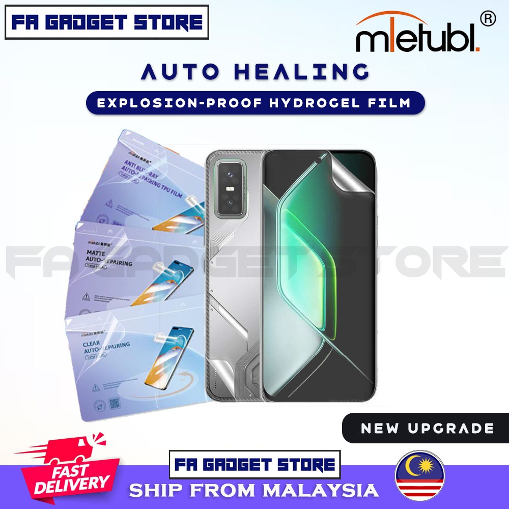 Auto Healing Explosion Proof Film Soft Hydrogel Screen Protector ...