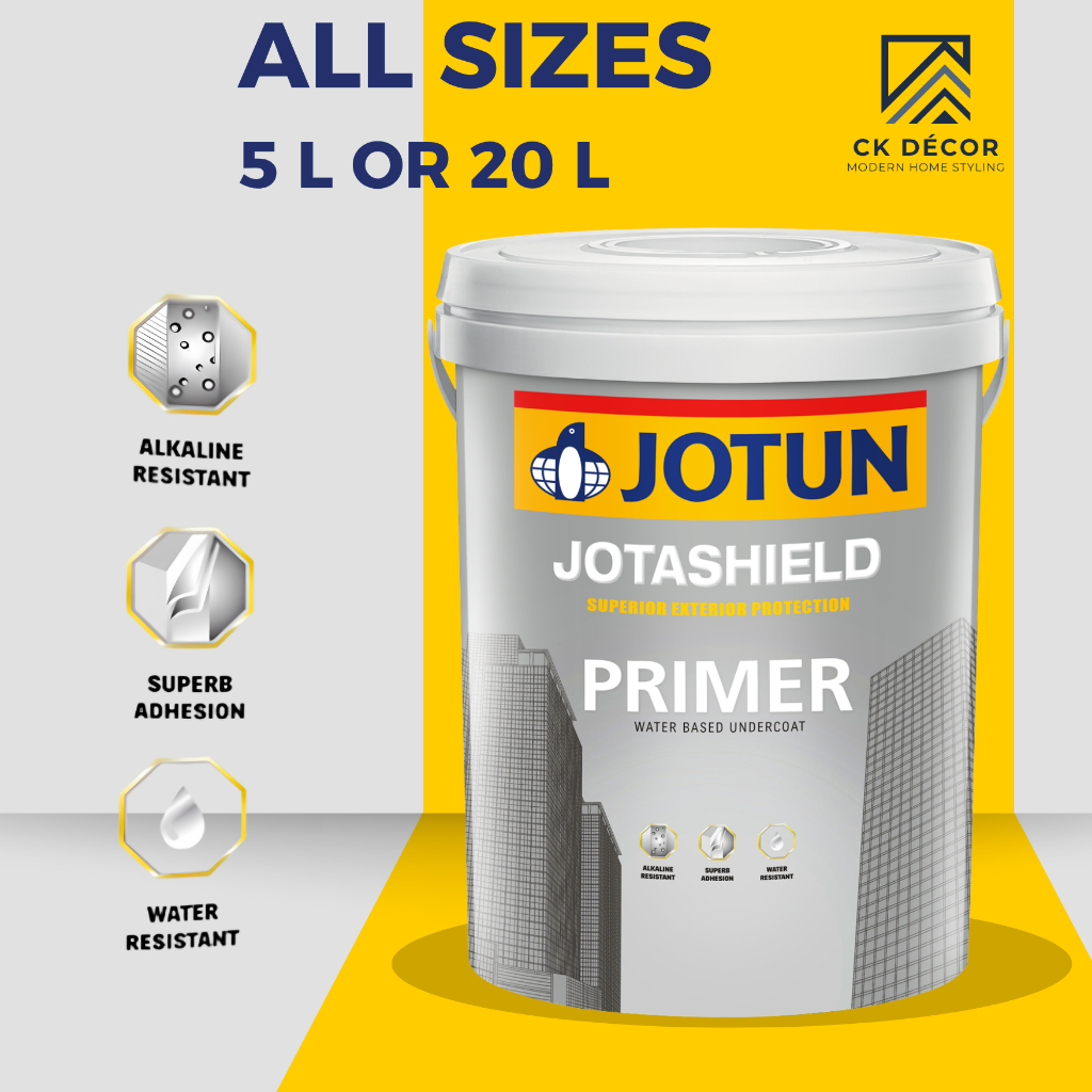 5L or 20L Jotun Jotashield Primer Alkaline Resistant Super Adhesion ...