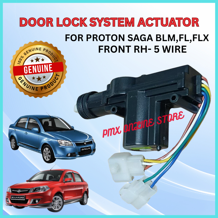 Original Proton Saga BLM FL FLX Door Lock Actuator FRONT -RH Center ...