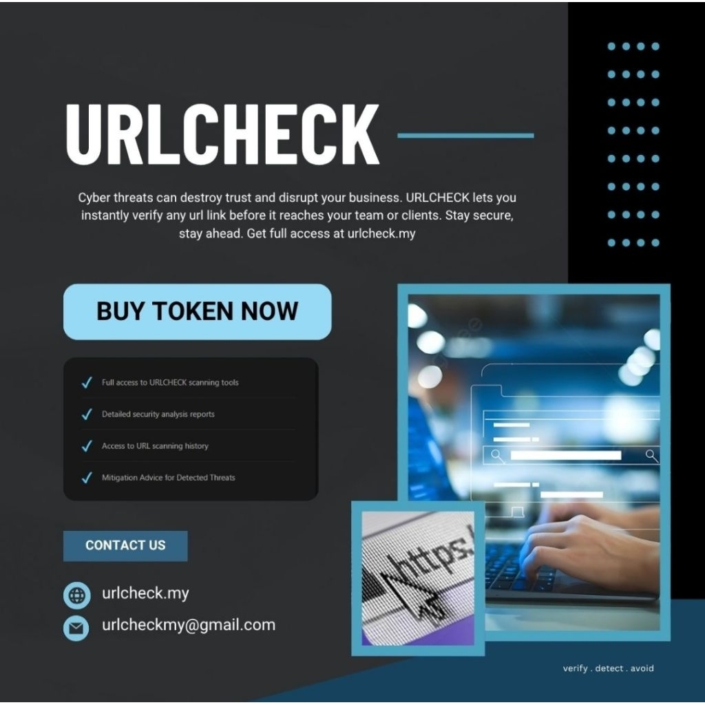 URLCHECK token for licensed users | Shopee Malaysia