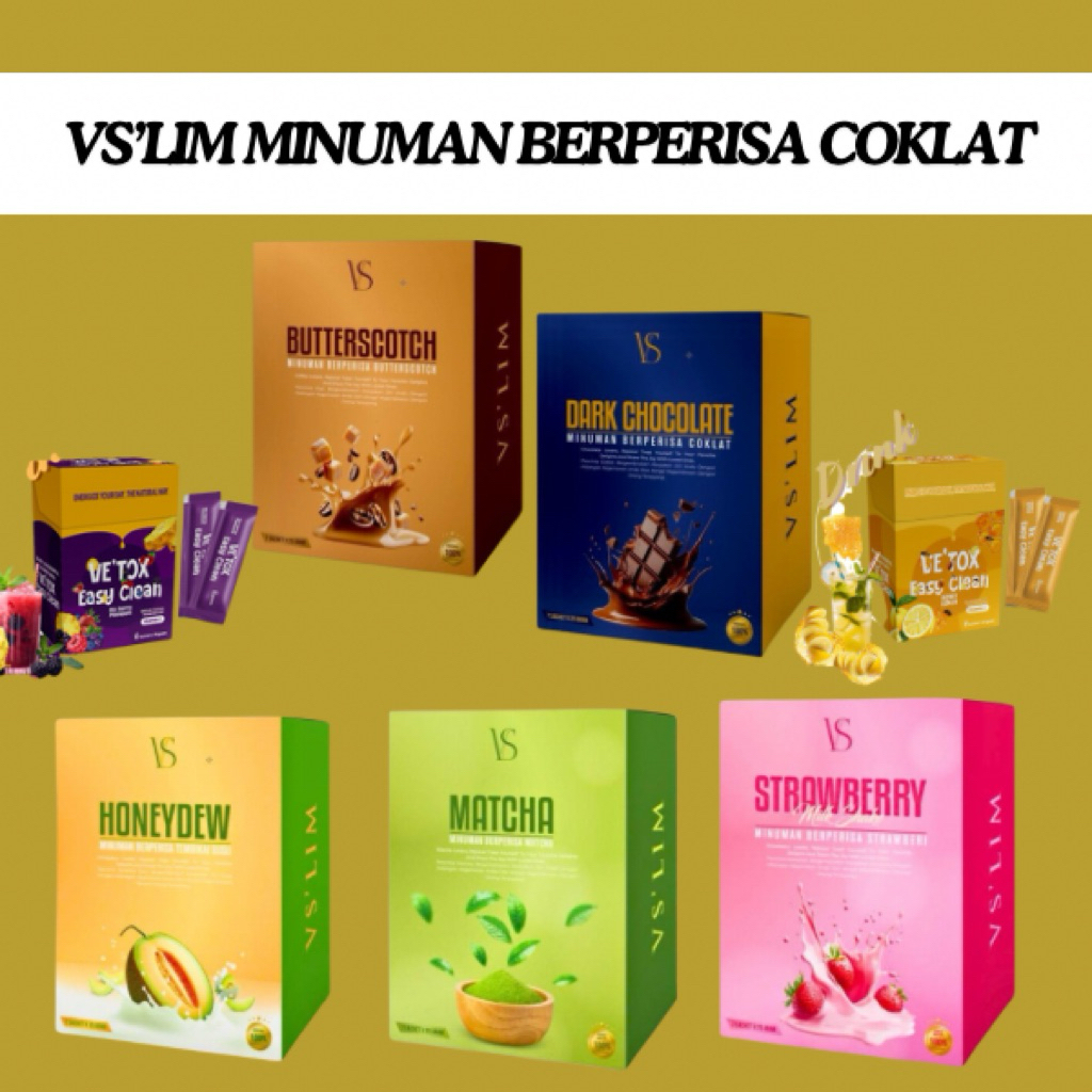 ORIGINAL 💯% VS’LIM DYNA YUSOF MATCHA | STRAWBERRY | HONEYDEW ...