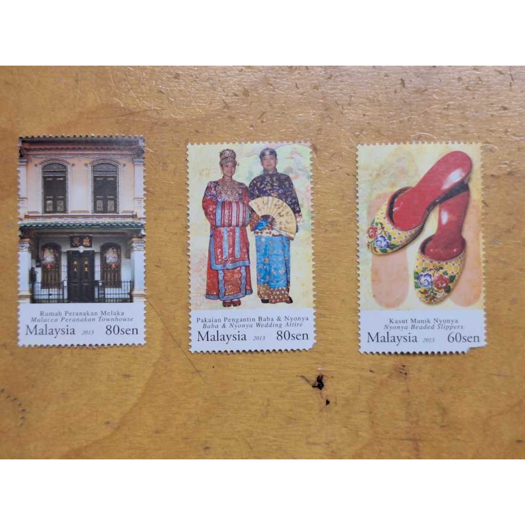 小娘惹 New Mint Stamp - Malaysia 2013 Baba Nyonya Peranakan Straits ...