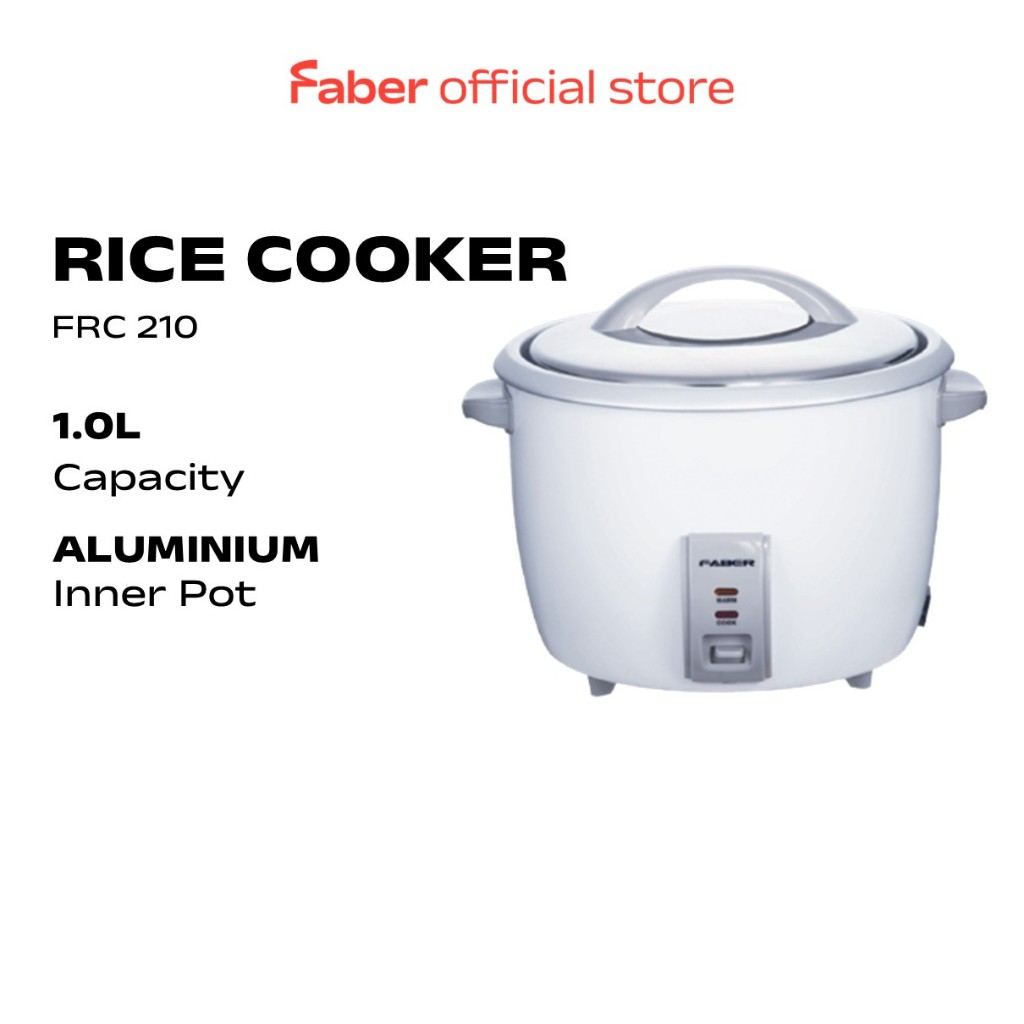 Faber White Traditional Classic 4 Pax Rice Cooker Periuk Nasi Frc 210 1 ...