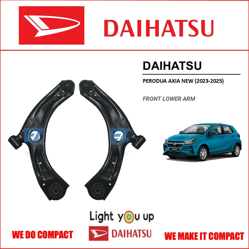 [2 IN 1] - FRONT LOWER ARM PERODUA AXIA BARU NEW D74A 2023-2026 ...
