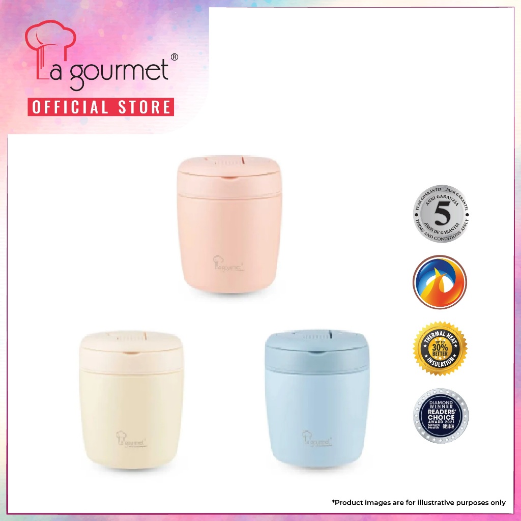 La gourmet Thermobliss 0.97L Lunch Box (Assorted) | Shopee Malaysia