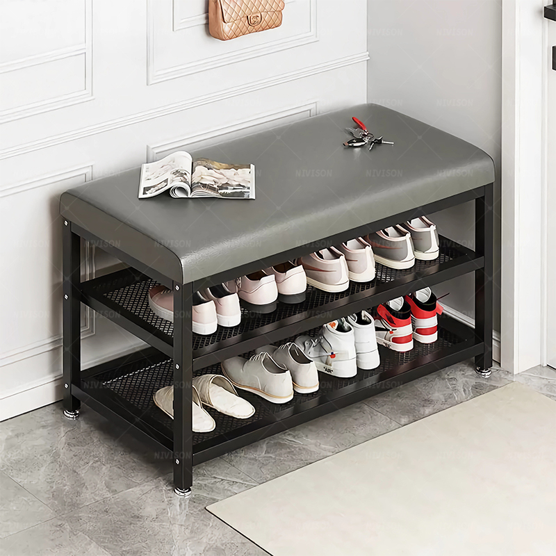 NIVISON Shoe rack bench Storage Stool Rak Kasut Shoes Shelf Easy To ...