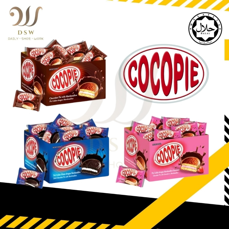 Cocoaland Cocopie Chocolate / Dark Chocolate / Strawberry (24's x 25g) | Shopee Malaysia