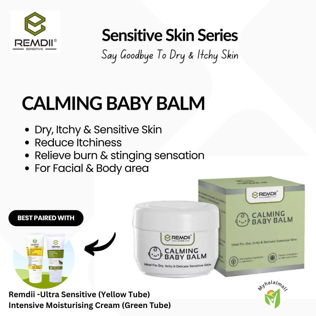 REMDII CALMING Baby Balm 30gm - Itchy Skin, Eczema, Sensitive Skin ...