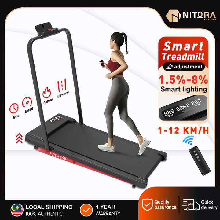 3.0HP Walking Treadmill Multifuncion With Handle Smart Walking Fitness ...