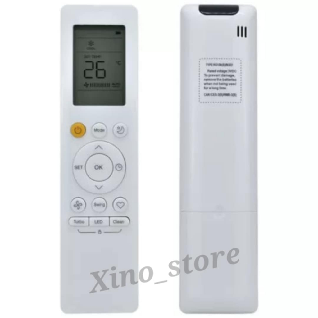 Midea Air Cond Remote Control Compatible with Midea Air Conditioner ...