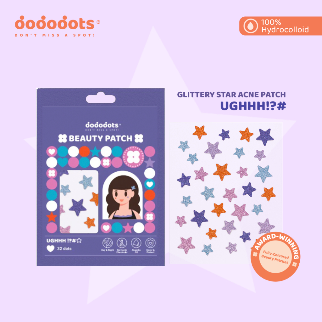 Dododots | UGHHH?! | Star Shape | Cute Pimple Acne Patch | 痘痘贴 ...
