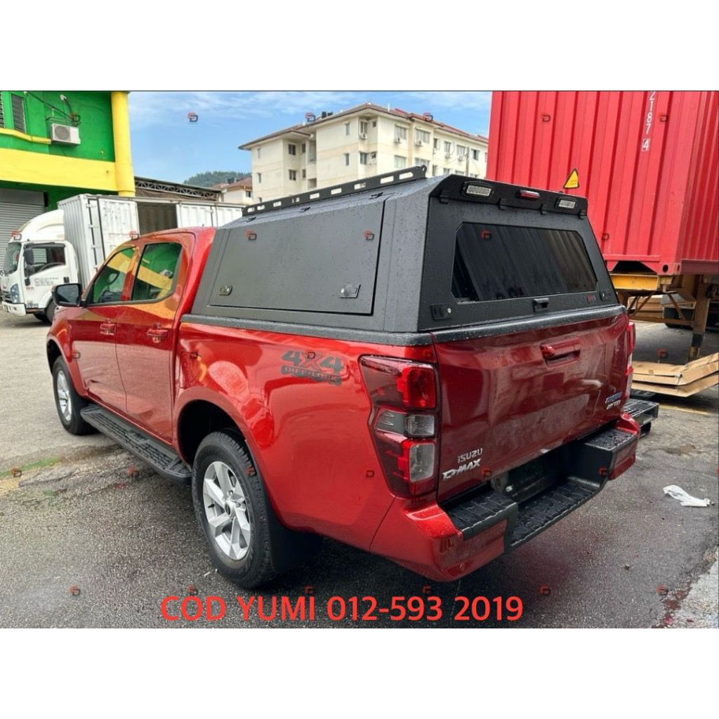 ISUZU DMAX - BULLTEC FLY WING CANOPY VERSION 4 - V4 - METAL ALUMINIUM ...